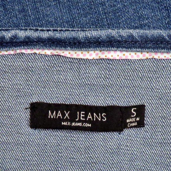 Max Jeans | Dresses | Max Jeans Denim Dress W Stretch Like New Sz S ...